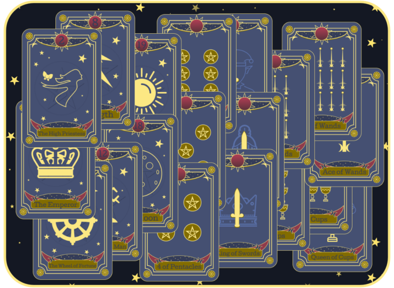 Tarot deck: Major and Minor Arcana - Artnautin